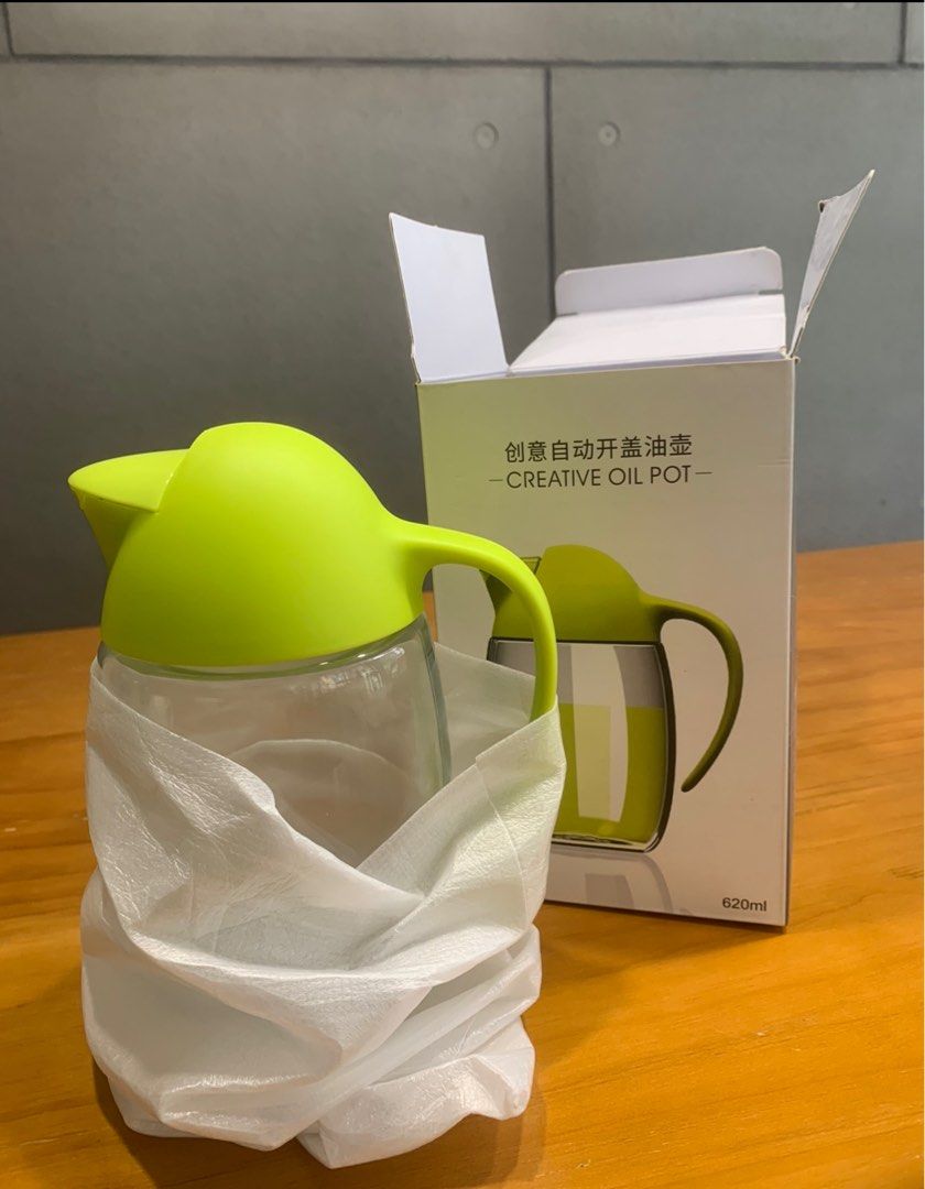 [BNIB] Modern sleek cooking oil pitcher, Furniture & Home Living ...
