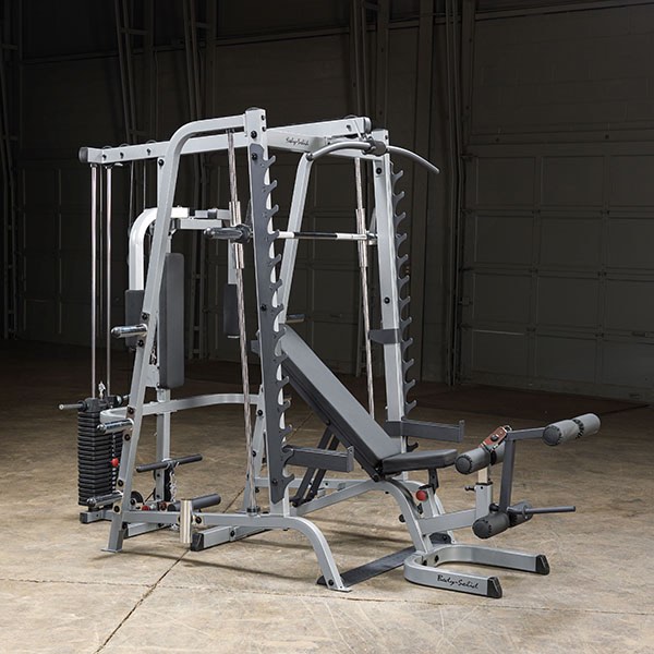 Body solid BodySolid series 7 smith rack machine gym with high low ...