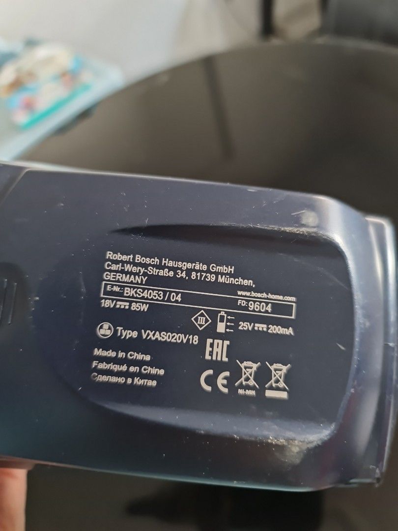 Bosch Handheld wet and dry vacuum cleaner, TV & Home Appliances, Vacuum ...