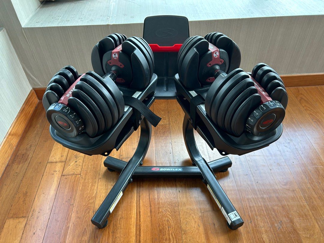 Bowflex Dumbell + Bench + Rack, Sports Equipment, Exercise & Fitness ...