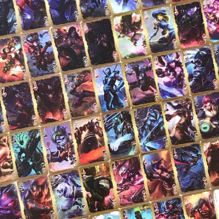 [Brand New] League of Legends Poker Cards (54 + 1 exquisite design card ...