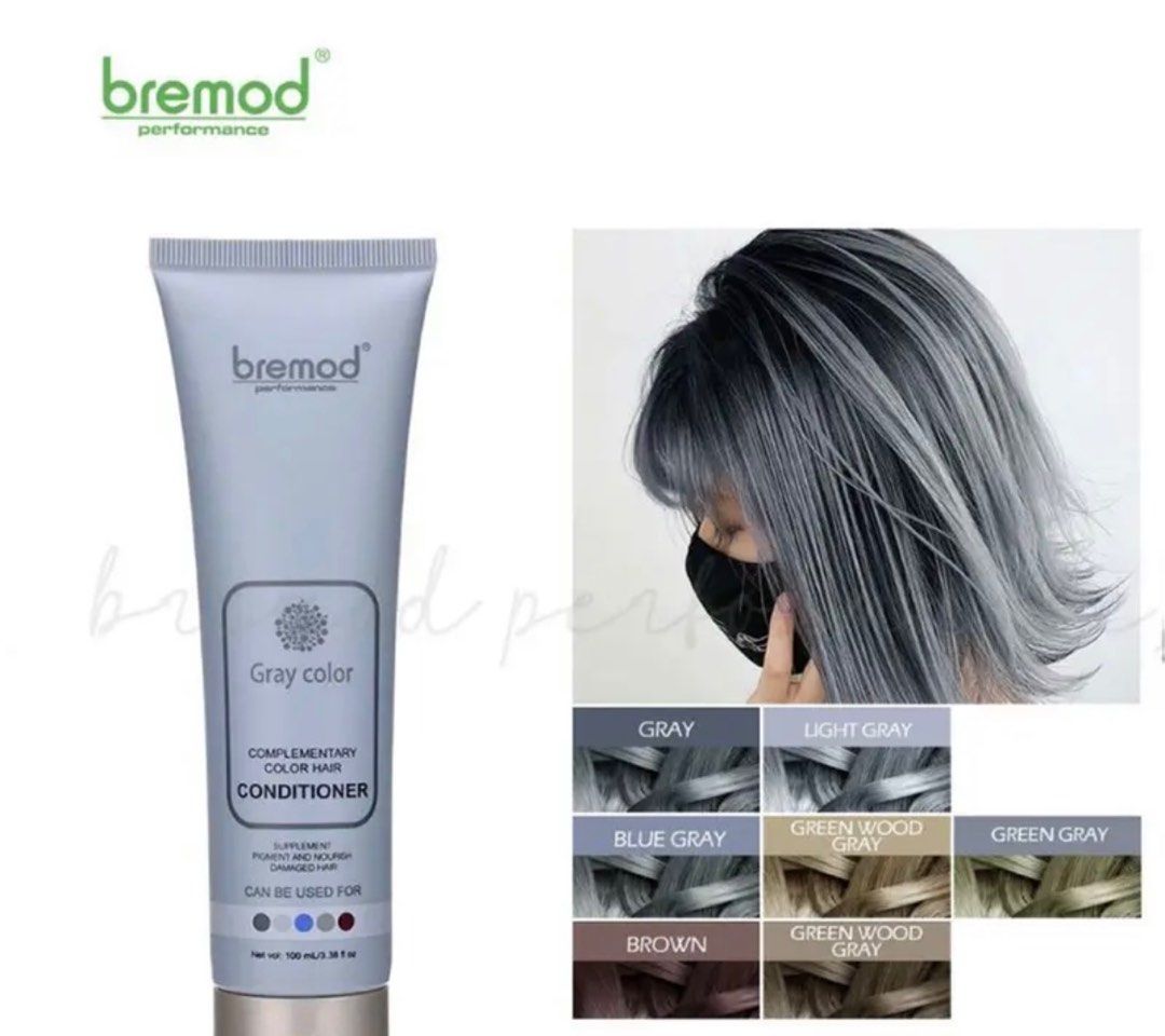 Bremod Complementary Hair Color Conditioner Gray Color on Carousell