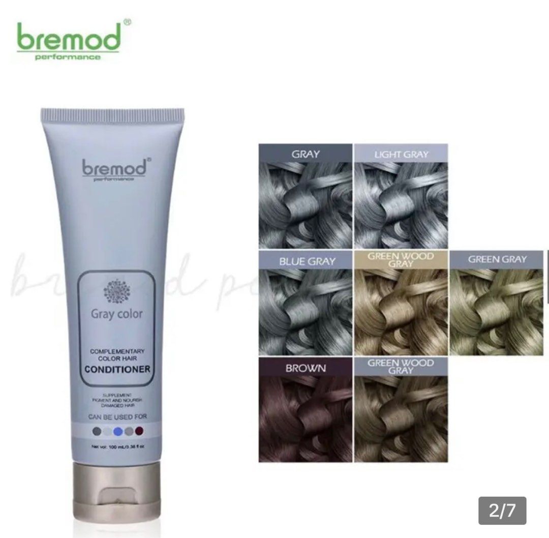 Bremod Complementary Hair Color Conditioner Gray Color on Carousell