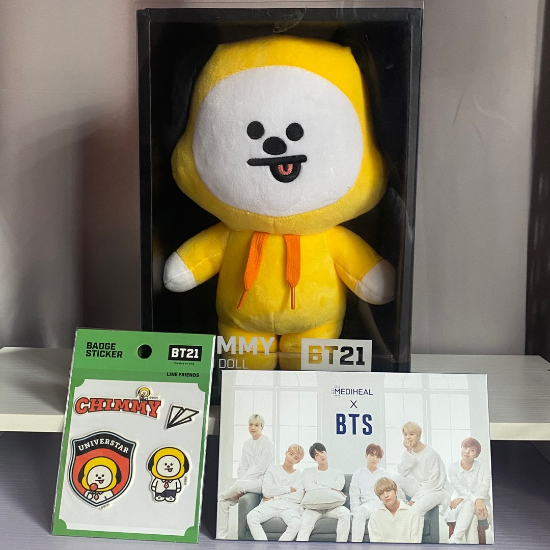 BT21 Chimmy Plush Doll, Hobbies & Toys, Memorabilia & Collectibles, K ...