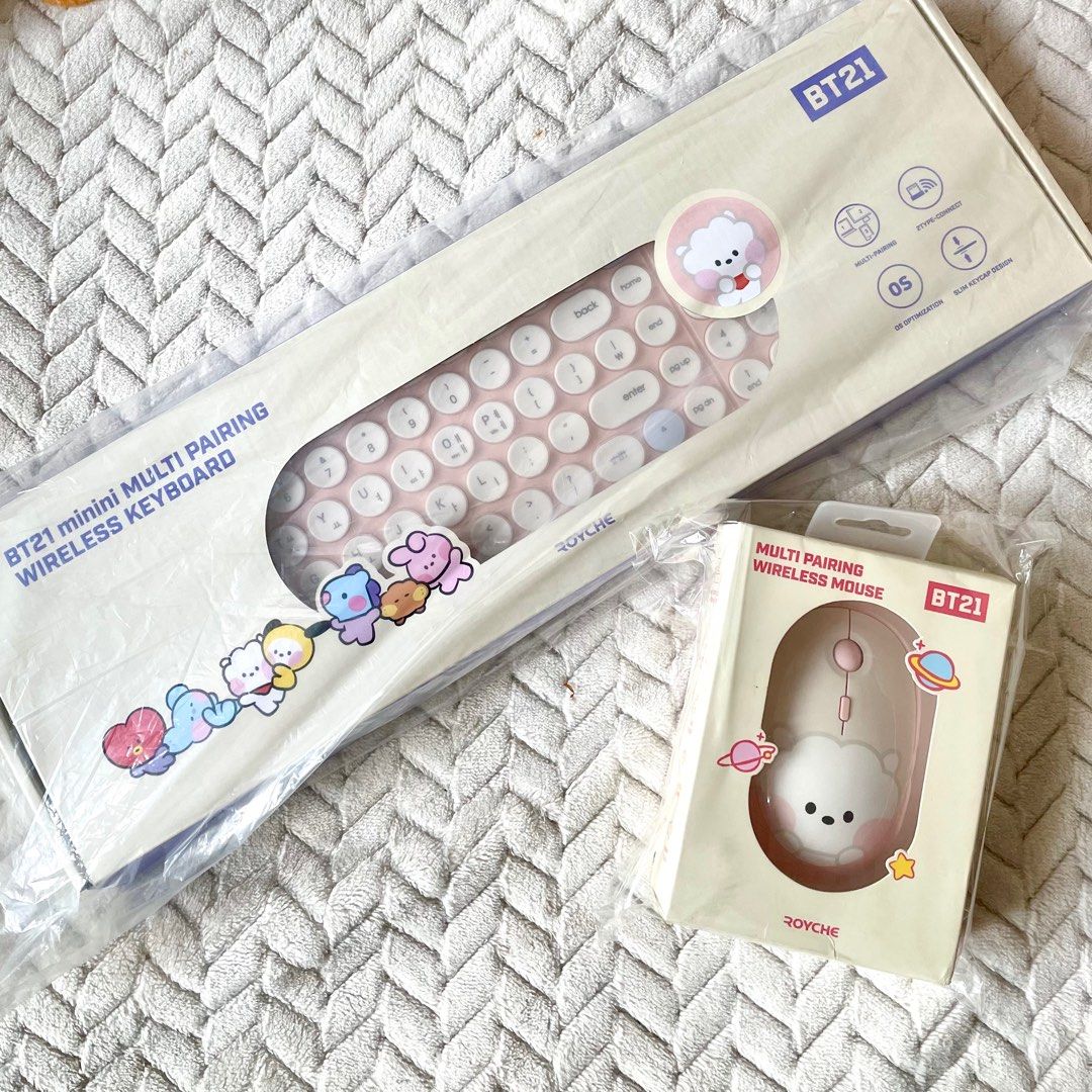 BT21 minini Multi-Pairing Wireless Keyboard and Mouse - RJ, Computers ...