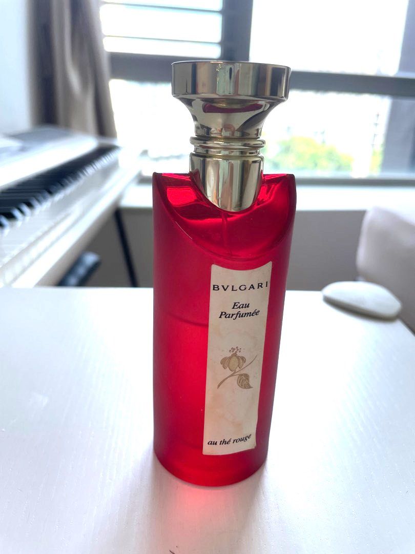 Bvlgari Eau perfume au the rouge, Beauty & Personal Care, Fragrance ...