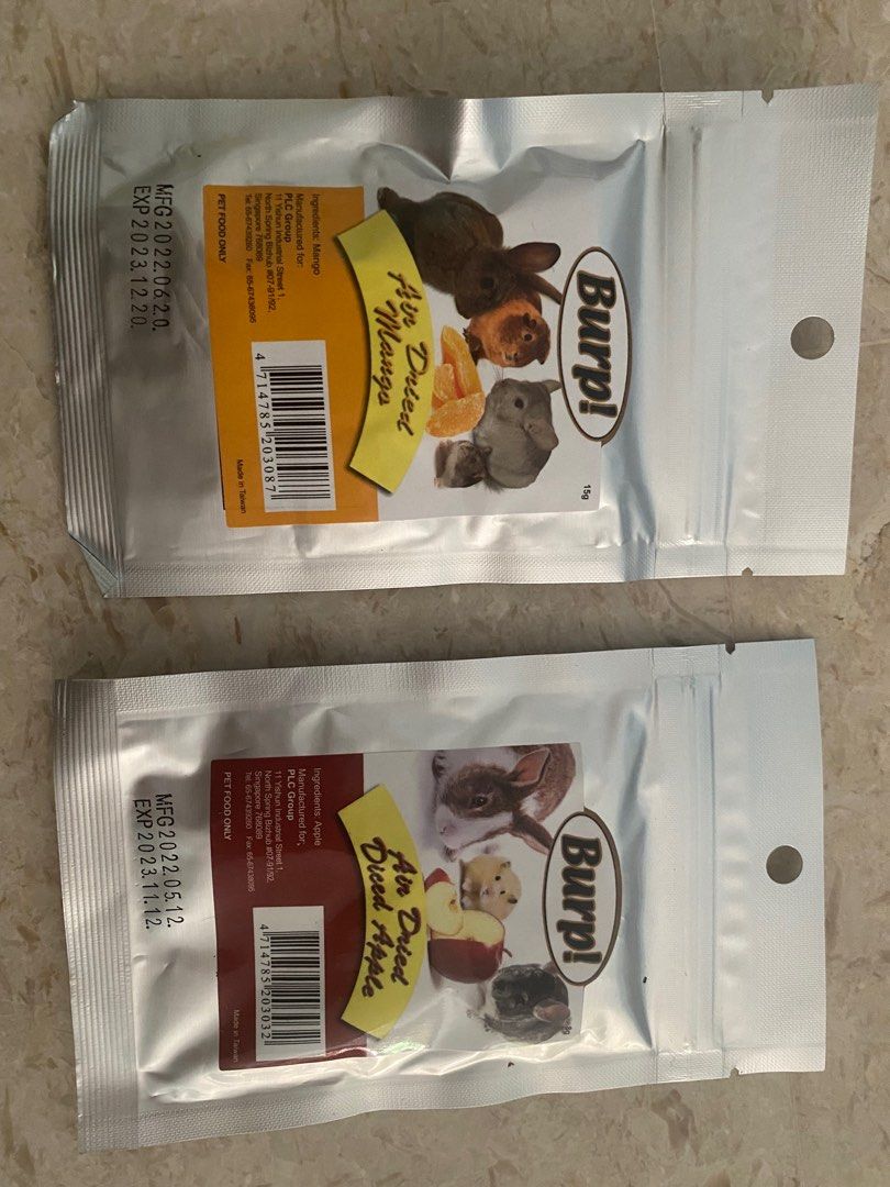 Burp- Snacks for Rabbits, Pet Supplies, Pet Food on Carousell