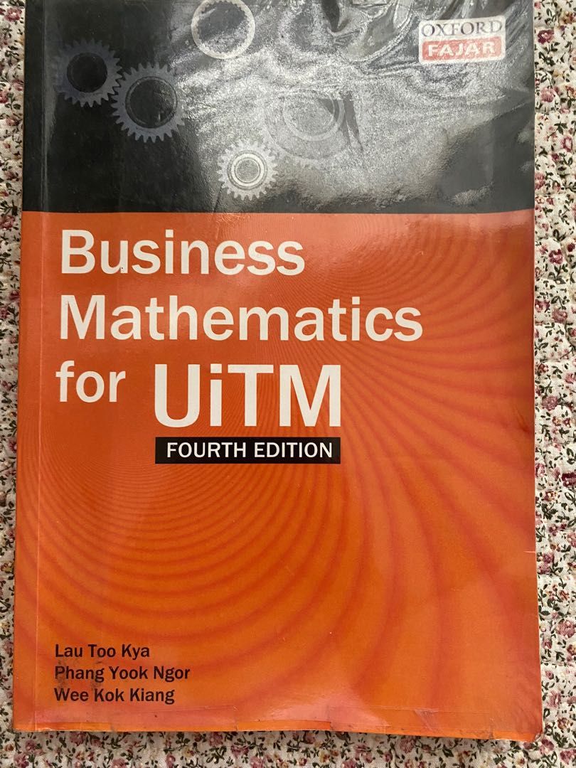 Business mathematics textbook, Hobbies & Toys, Books & Magazines ...