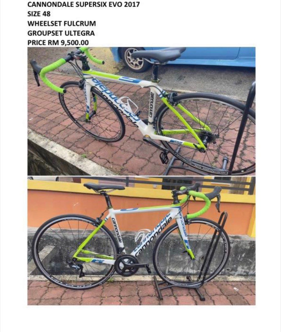 Cannondale caad 9 size 54, cannondale spider ring, cannondale supersix ...