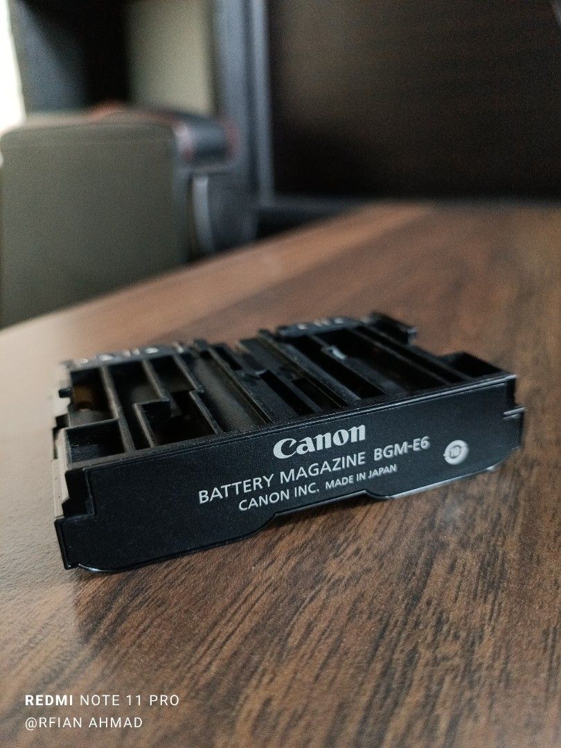 CANON BATTERY MAGAZINE BGM-E6, Photography, Photography Accessories ...