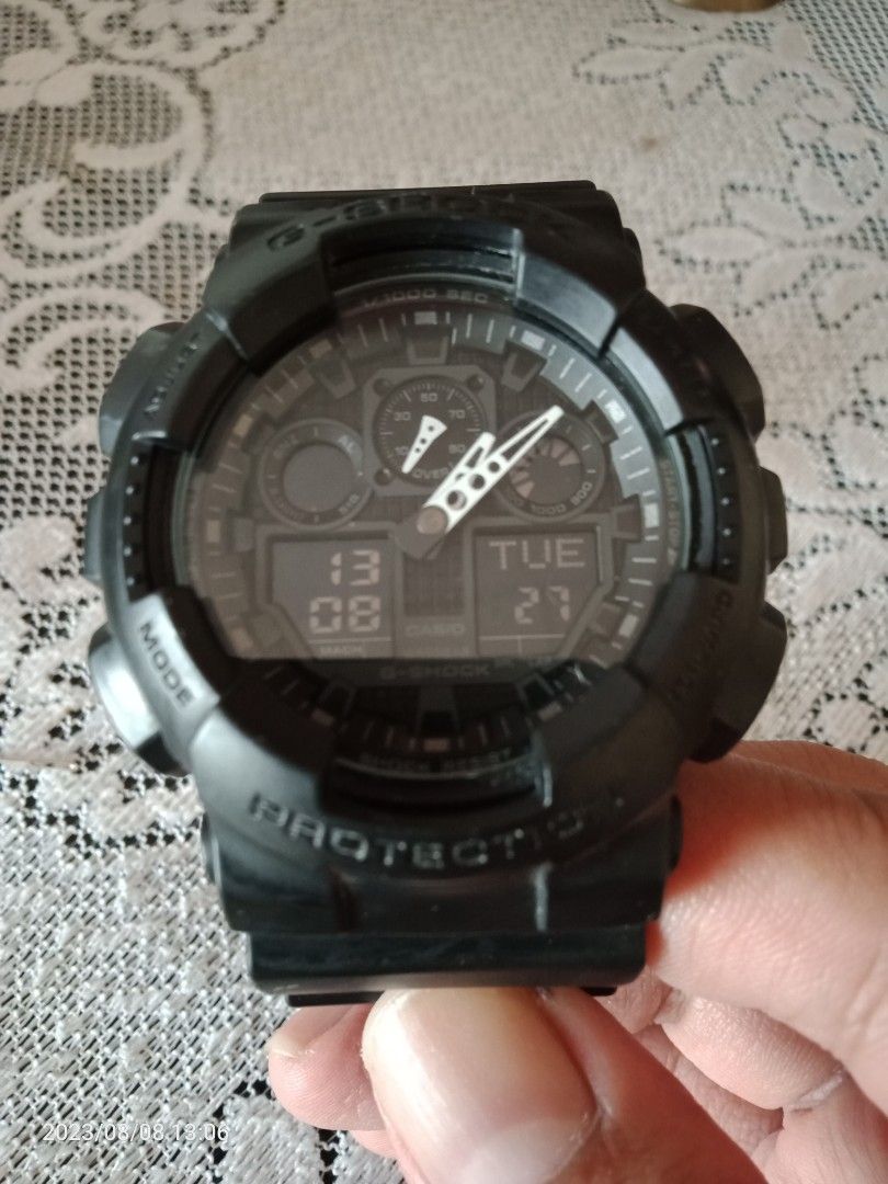 Casio G-Shock GA-100-1A1, Men's Fashion, Watches & Accessories, Watches on Carousell