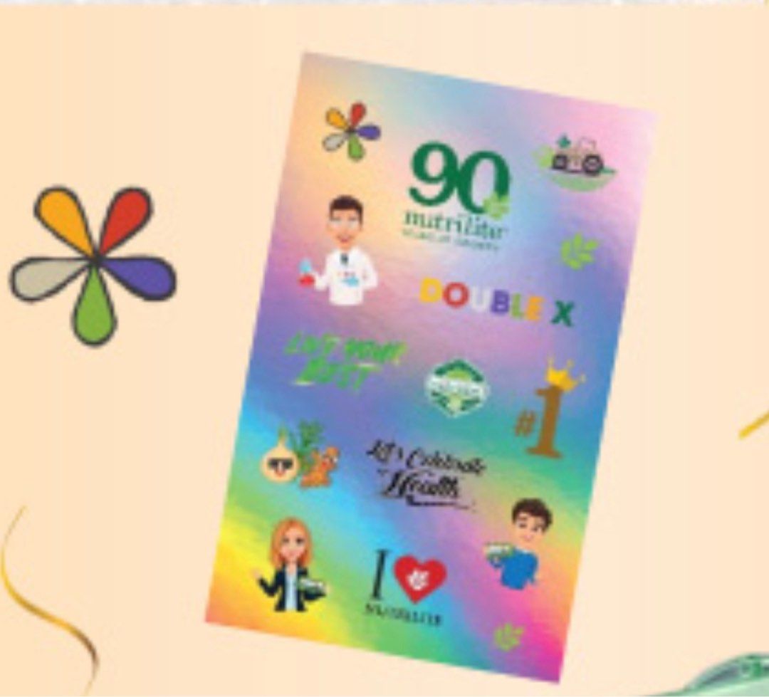 CELEBRATE 90 NUTRILITE YEARS OF GROWTH WITH NUTRILITE DOUBLE X sticker ...