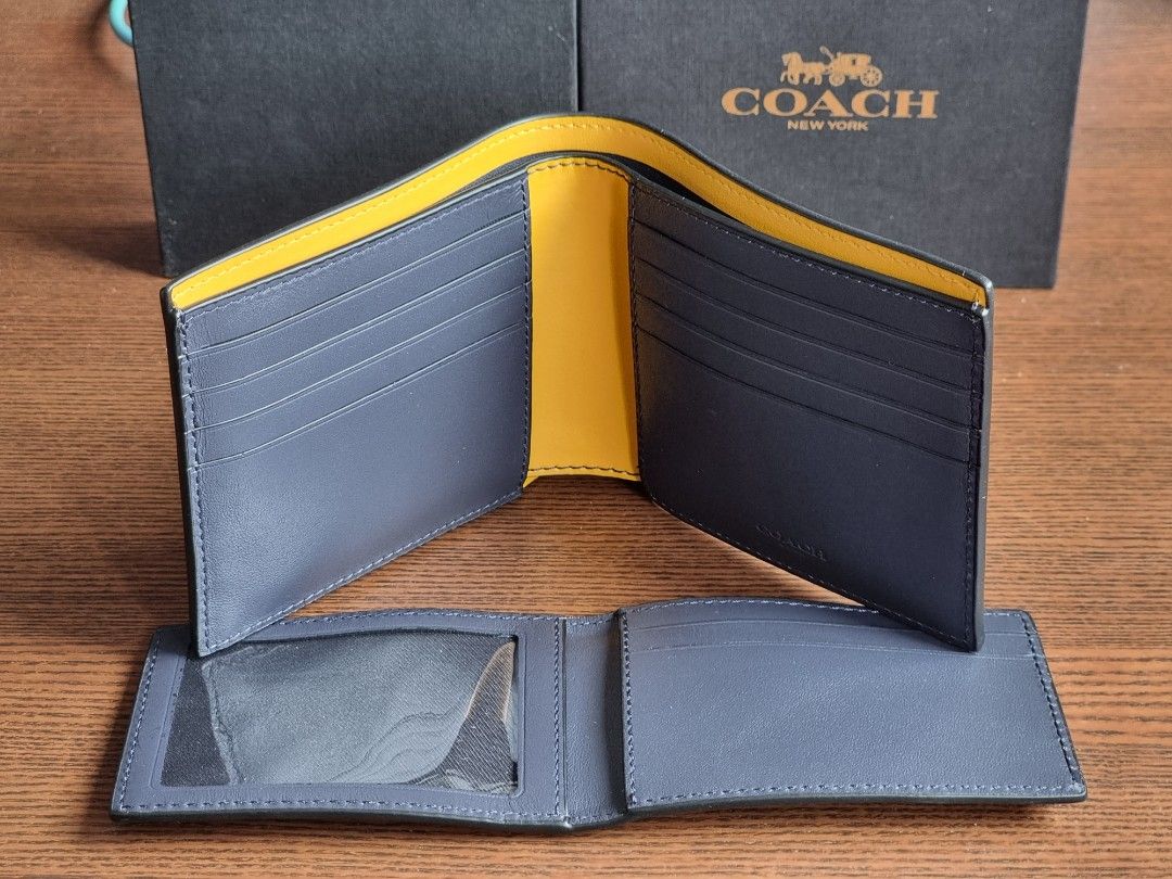 Coach 3-in-1 Wallet in Colorblock Signature Canvas with Coach Patch ...