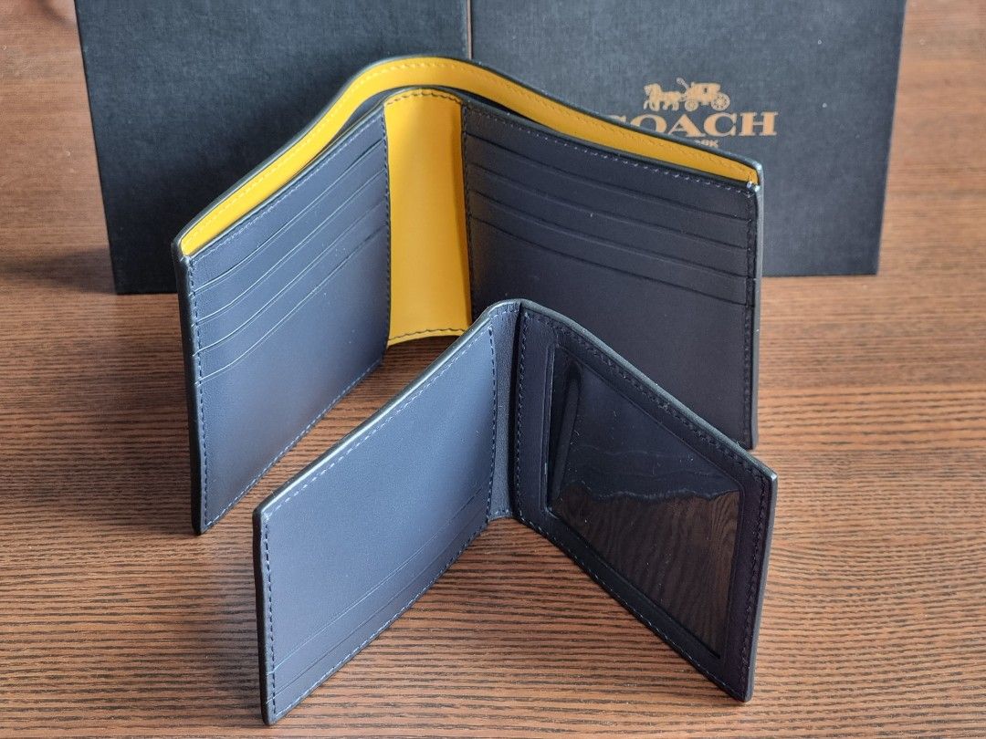 Coach 3-in-1 Wallet in Colorblock Signature Canvas with Coach Patch ...