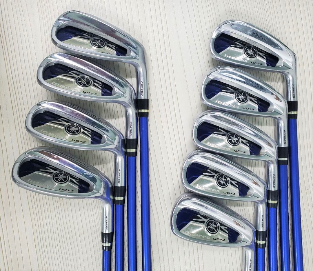 ***COMPLETE IRONS SET*** 9 Pieces Good Condition Yamaha Inpres UD+2 (SR ...