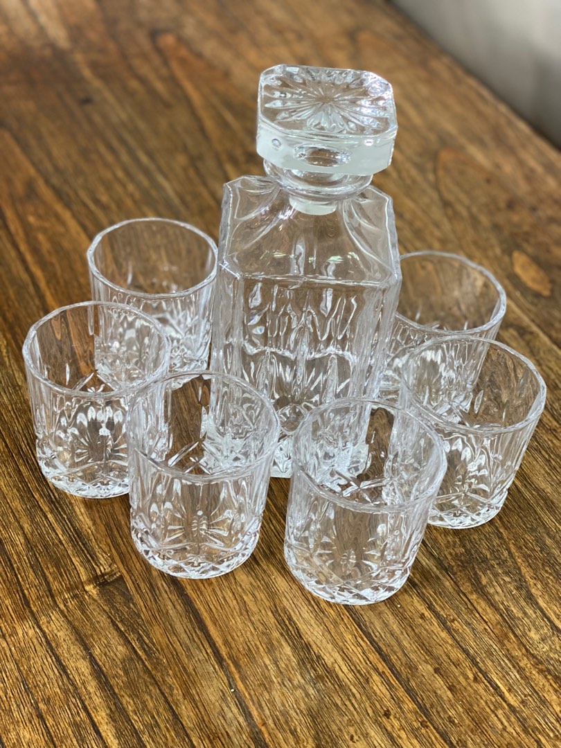 Crystal Whisky Set., Furniture & Home Living, Kitchenware & Tableware ...