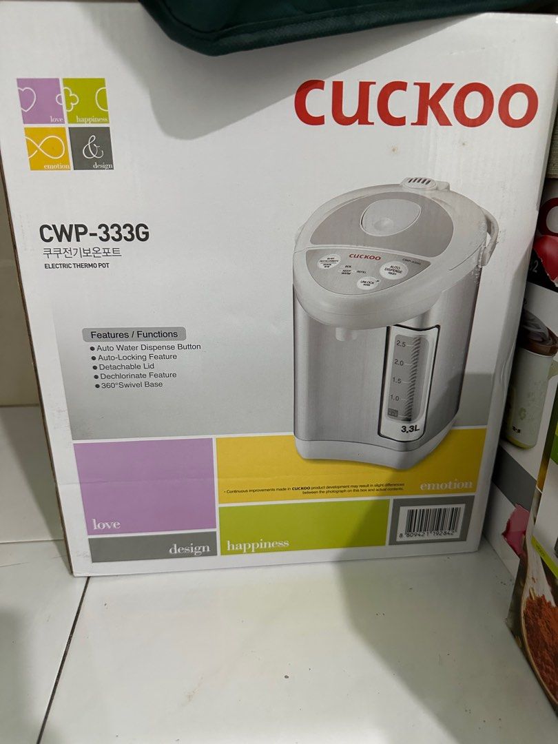 Cuckoo electric thermo pot, TV & Home Appliances, Kitchen Appliances ...