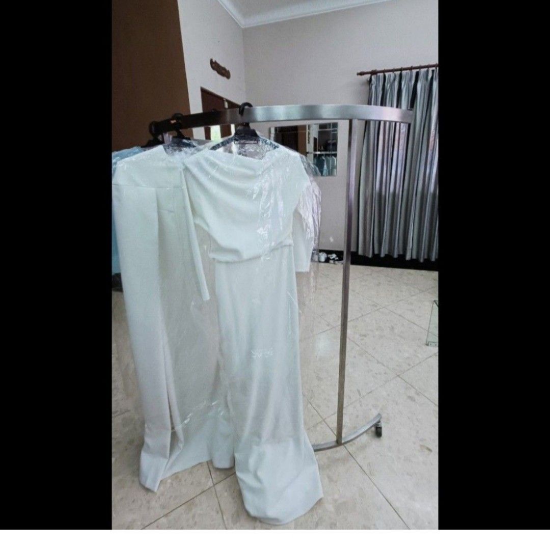 Custom made half moon rack, Furniture & Home Living, Furniture, Shelves ...