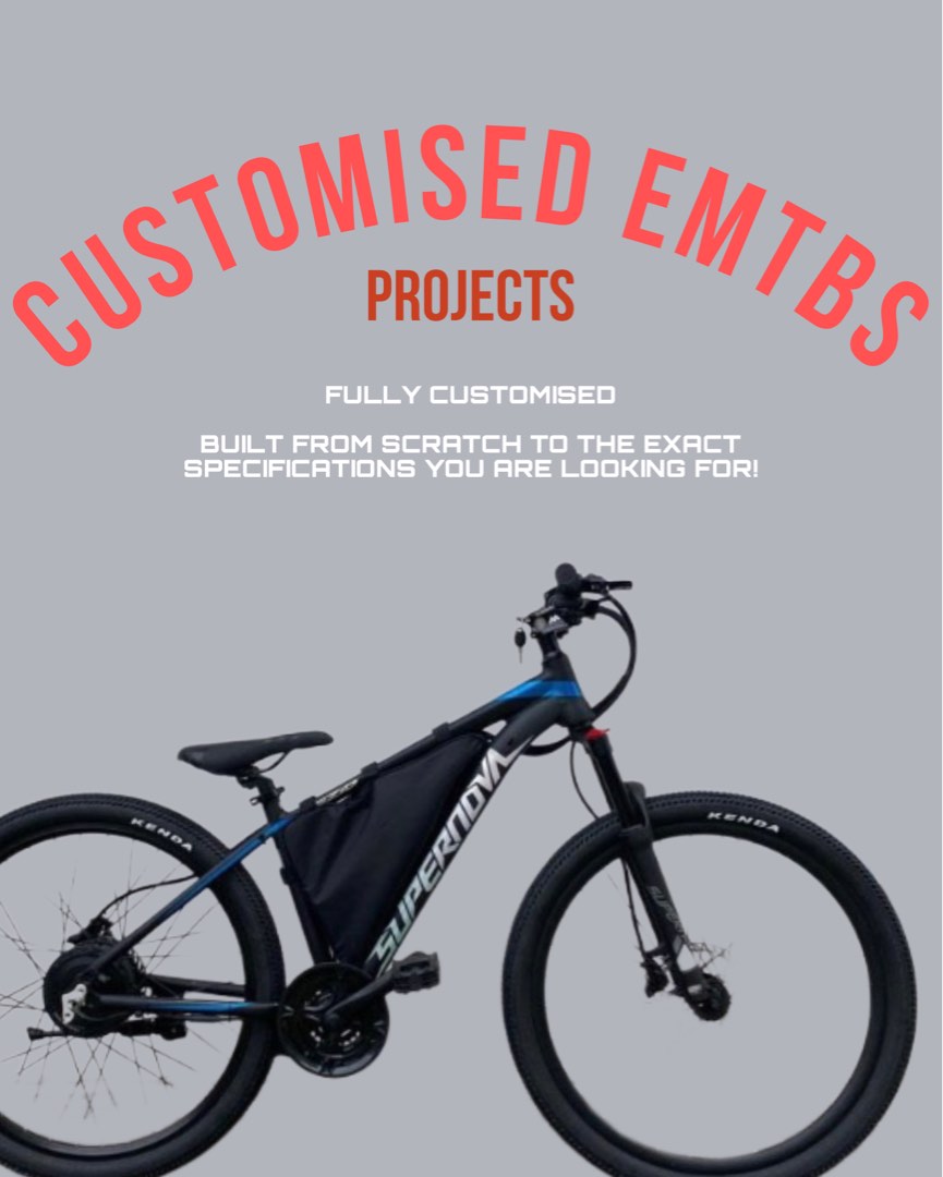CUSTOMISED EMTBS, FIIDOS, ELECTRIC MOUNTAIN BIKE PMD EMTB 60v 72v 96v ...