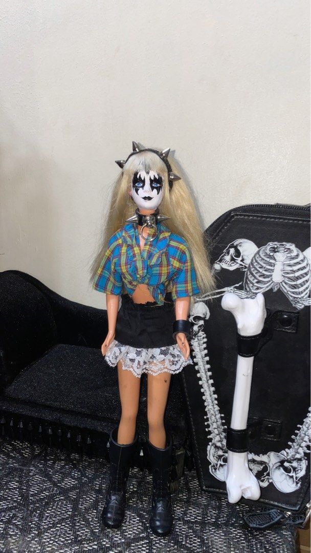 Customize Gøthic Punk Barbie Dolls Mattel Disney Brands on Carousell