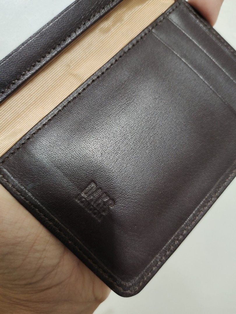 Daks London leather Card Holder Bifold Wallet, Luxury, Bags & Wallets ...
