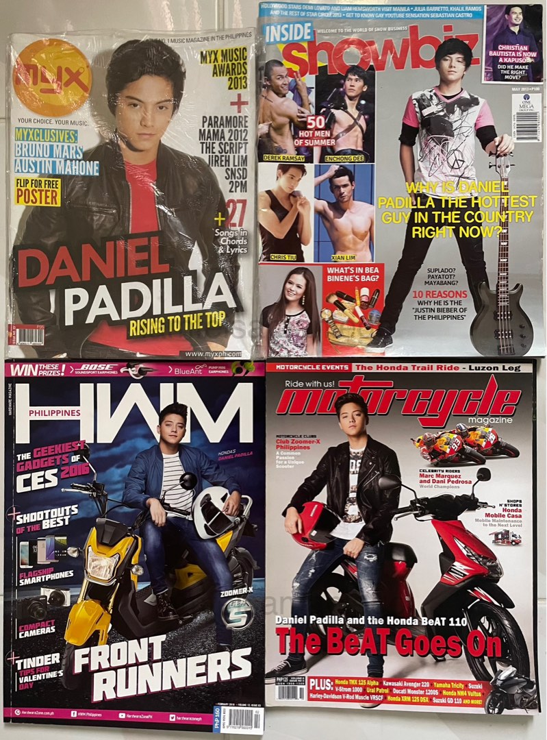 Daniel Padilla Magazines, Hobbies & Toys, Books & Magazines, Magazines ...