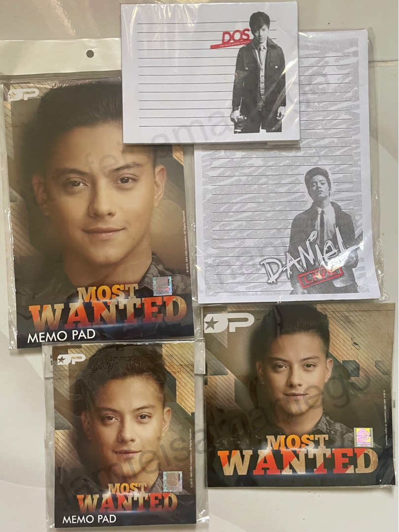 Daniel Padilla Memo Pads on Carousell