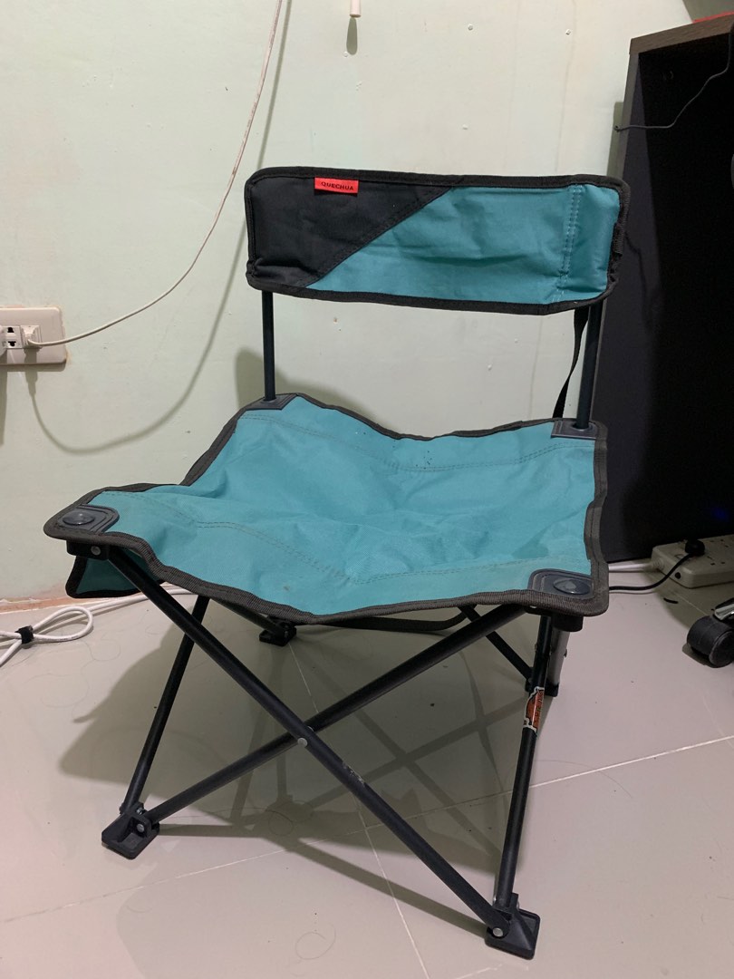 Decathlon Quechua Foldable camping chair, Furniture & Home Living ...