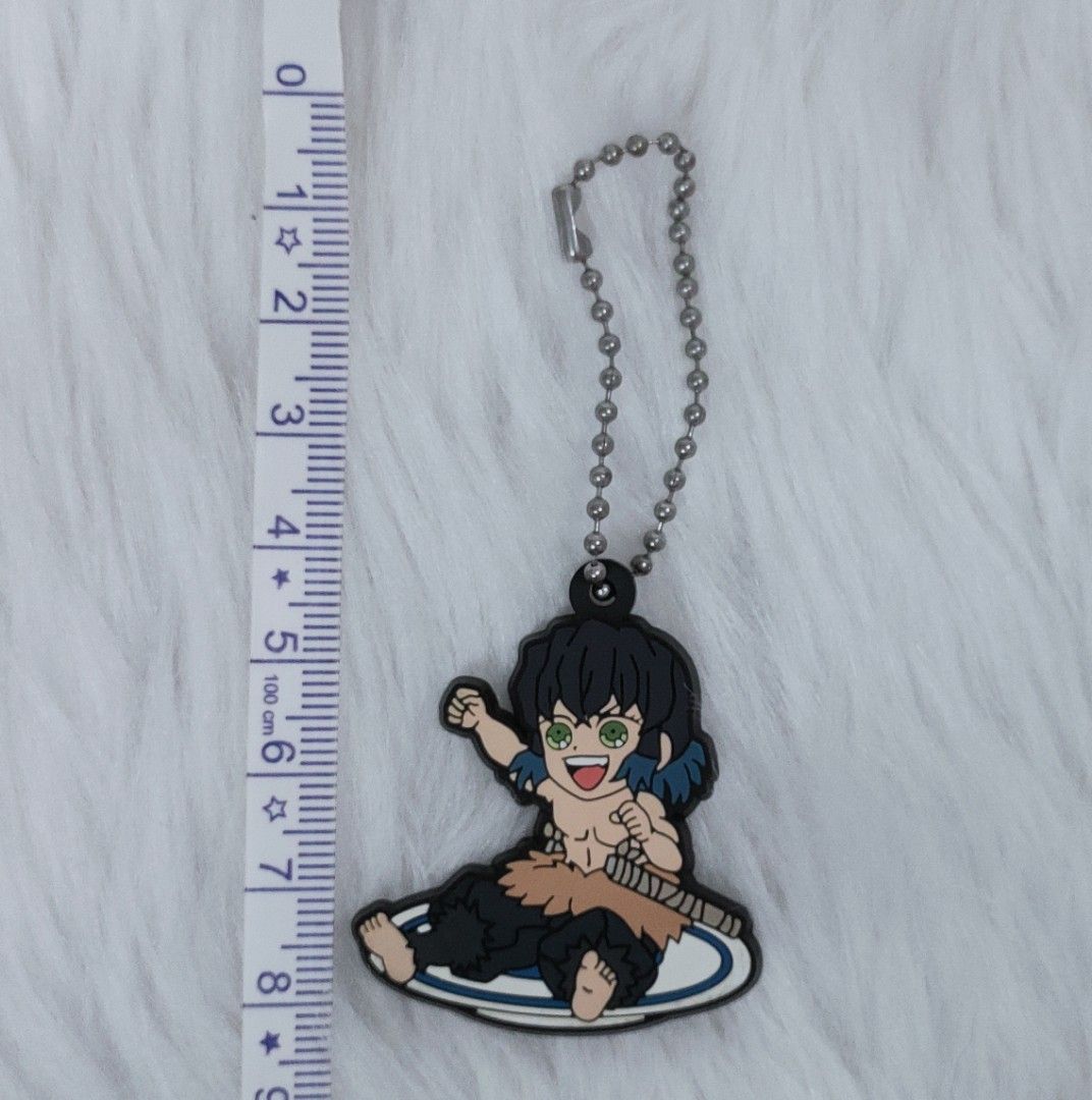 Demon Slayer - Inosuke Rubber Strap Keychain on Carousell