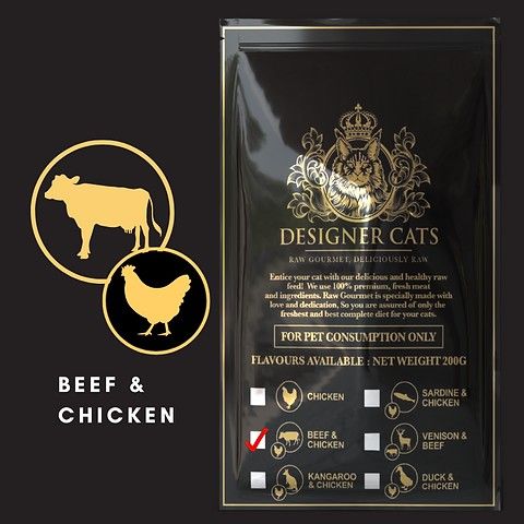 Cats Gourmet Food - Beef & Chicken 200gm , 53 packets, Pet Supplies ...
