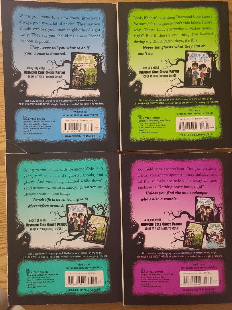 Desmond Cole Ghost Patrol, 興趣及遊戲, 書本 & 文具, 小說 & 故事書 - Carousell