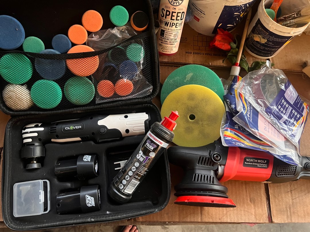 Detailing Kit - Clover Nano Polisher & Northwolf Dual Action Polisher ...