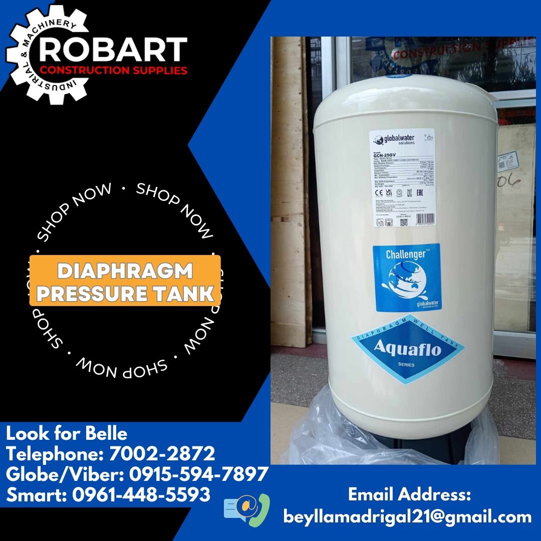 Diaphragm Pressure Tank, Commercial & Industrial, Construction Tools ...