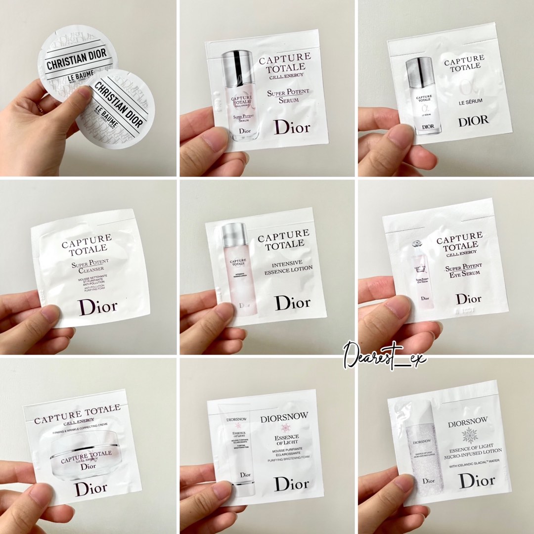 DIOR Capture Totale/Diorsnow Skincare/Le Balm Sample Tester Sachet ...