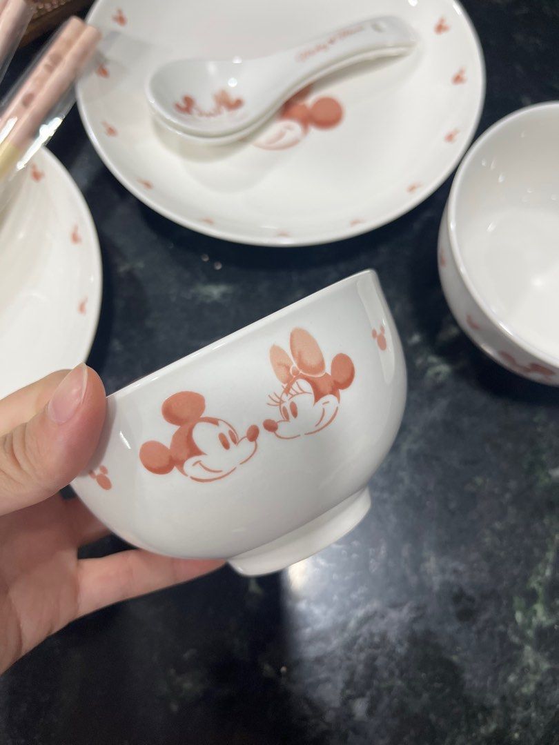Disney - Ceramic Dining Set (100% authentic), Furniture & Home Living ...