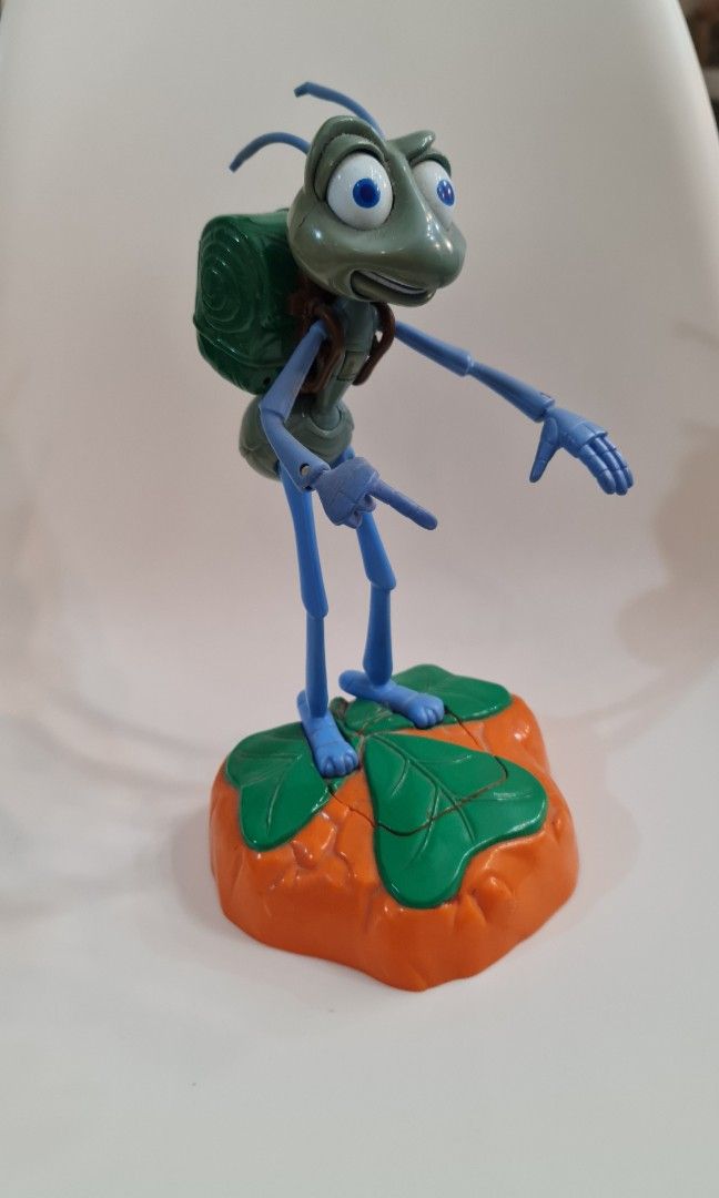 Rare Vintage 1998 Disney Pixar A Bug's Life Flik 12in / 30cm Talking ...