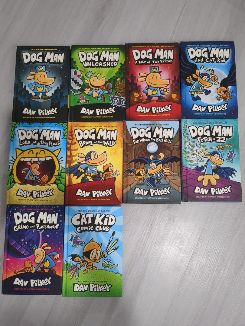 Dog Man Books (set), Hobbies & Toys, Books & Magazines, Comics & Manga ...