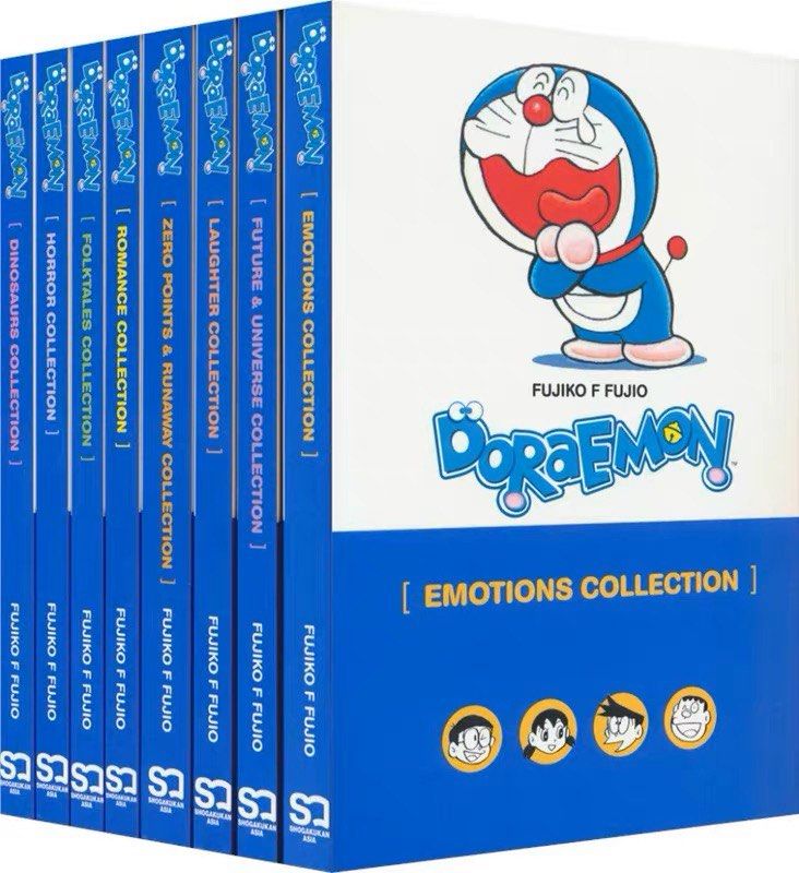 Doraemon Comics Collection by Fujiko F Fujio (8 Books), Hobbies & Toys ...
