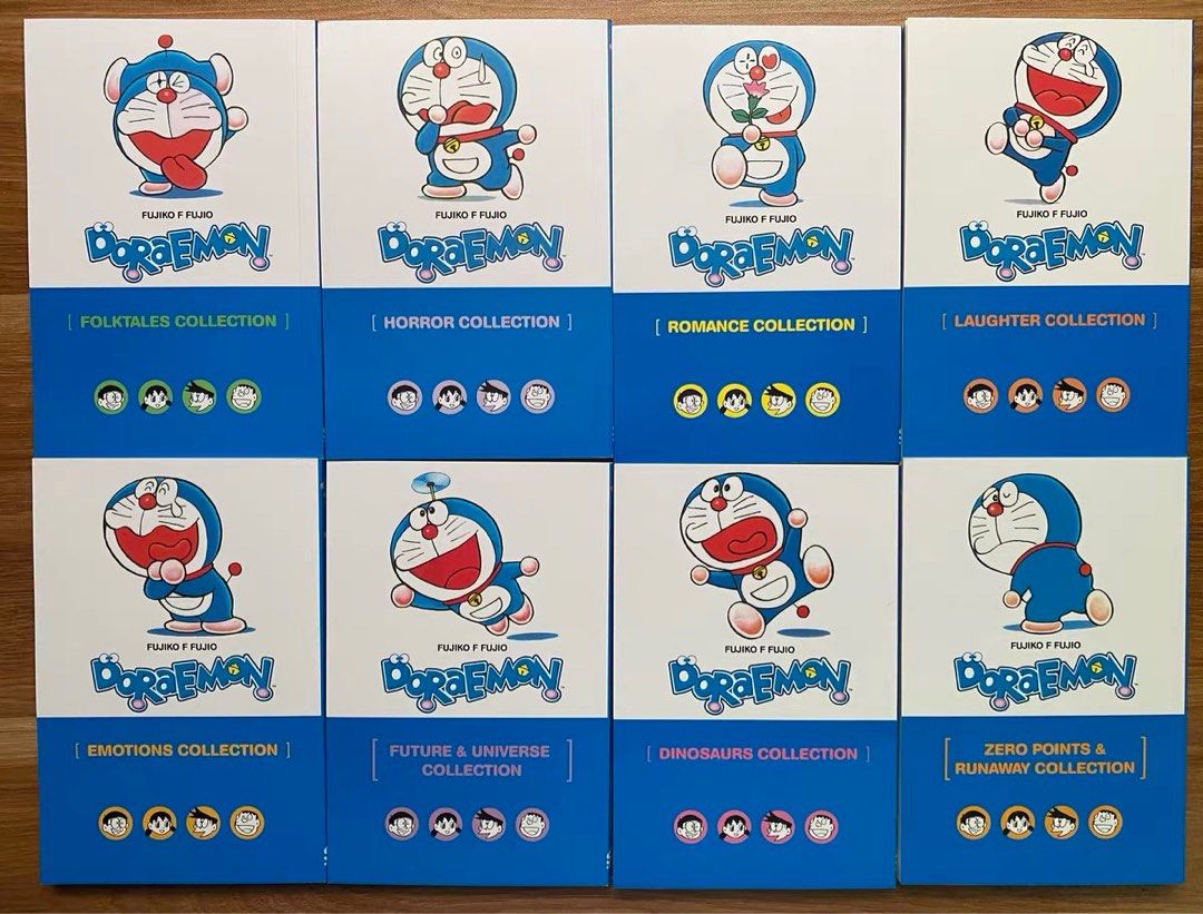 Doraemon Comics Collection by Fujiko F Fujio (8 Books), Hobbies & Toys ...