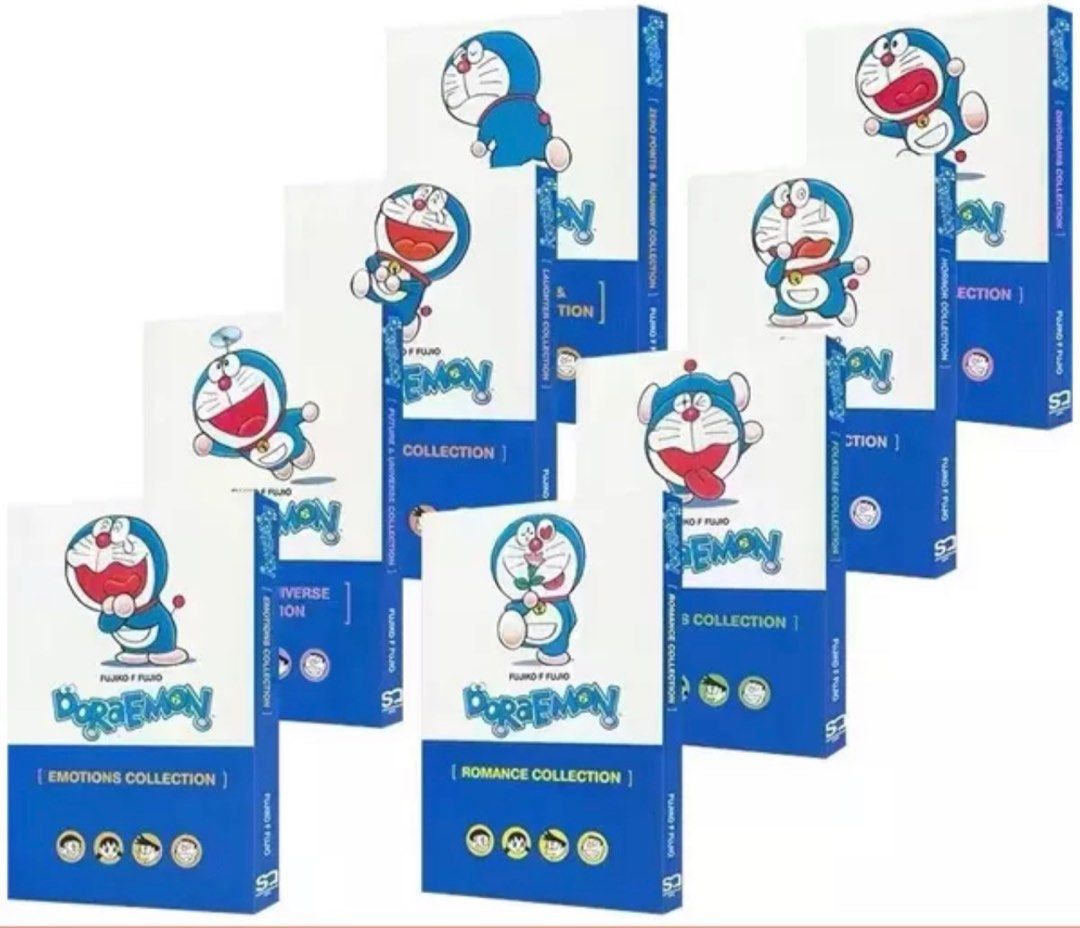 Doraemon Comics Collection by Fujiko F Fujio (8 Books), Hobbies & Toys ...