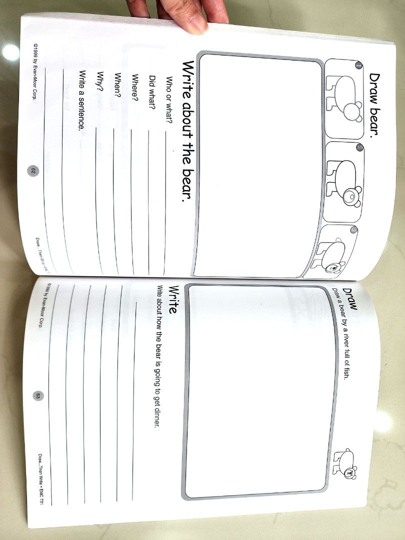 Draw then Write by Evan-Moor, Hobbies & Toys, Books & Magazines ...