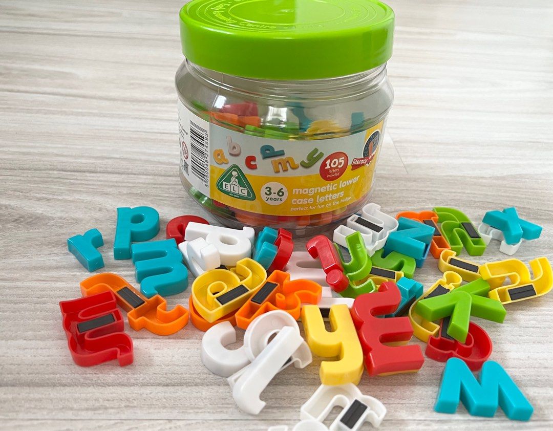 ELC Magnetic Lower Case Letters, Bayi & Anak, Mainan & Baby Walker di ...