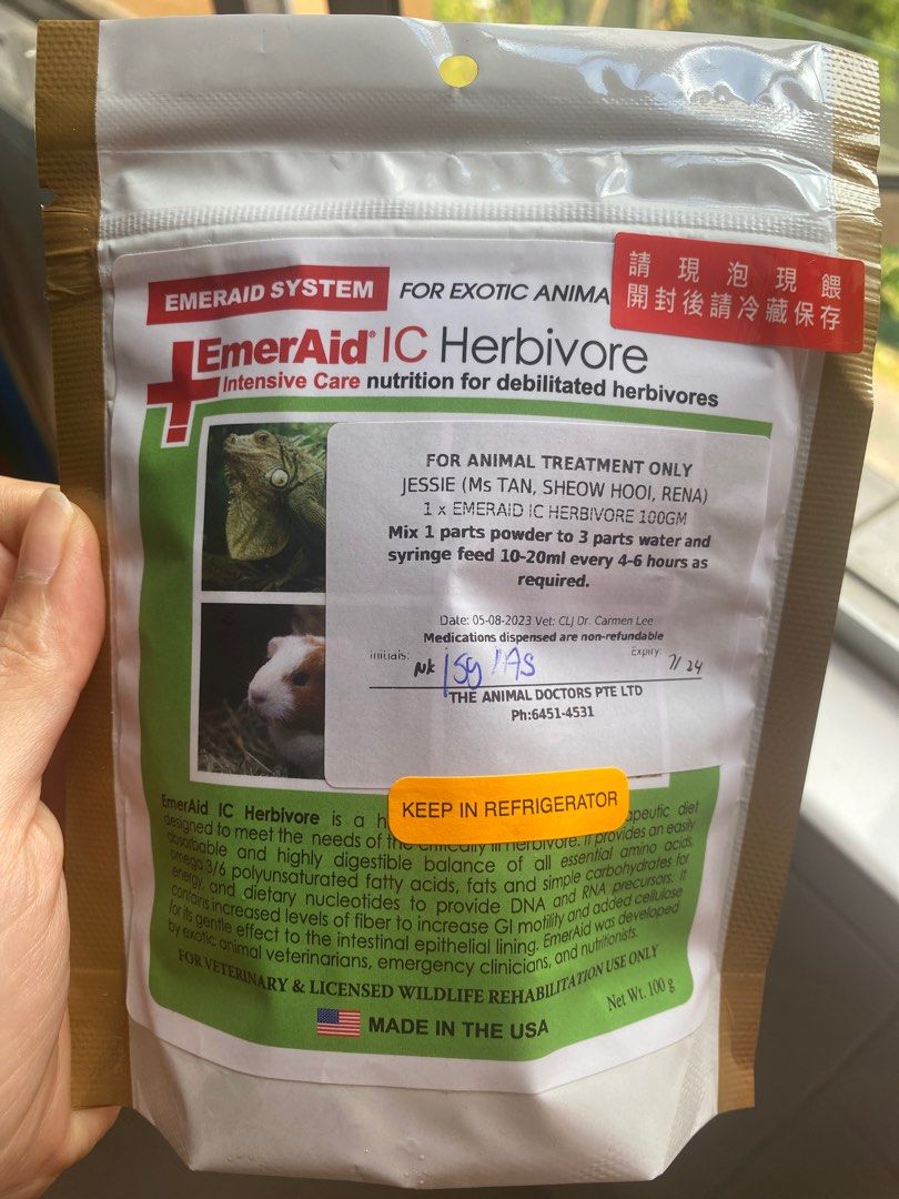 Emeraid for Rabbits & Small Animals, Pet Supplies, Pet Food on Carousell