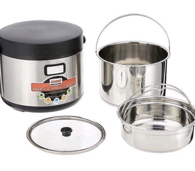 Endo 5L liter Thermal Magic Cooker, TV & Home Appliances, Kitchen ...