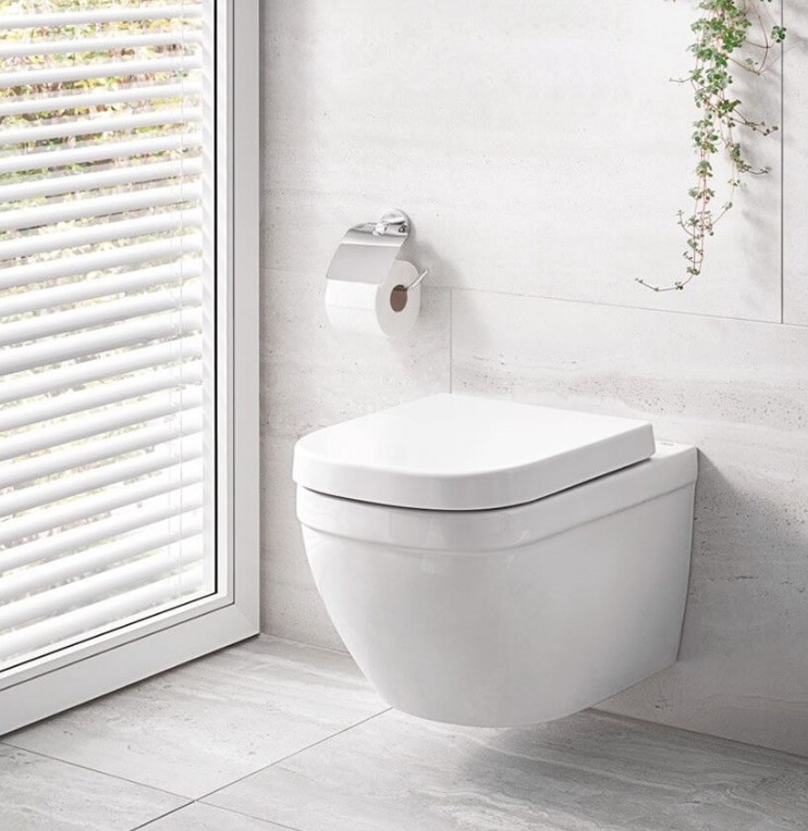 GROHE - EUROSMART WALL HUNG WC 39205000 (Alpine White), Furniture ...