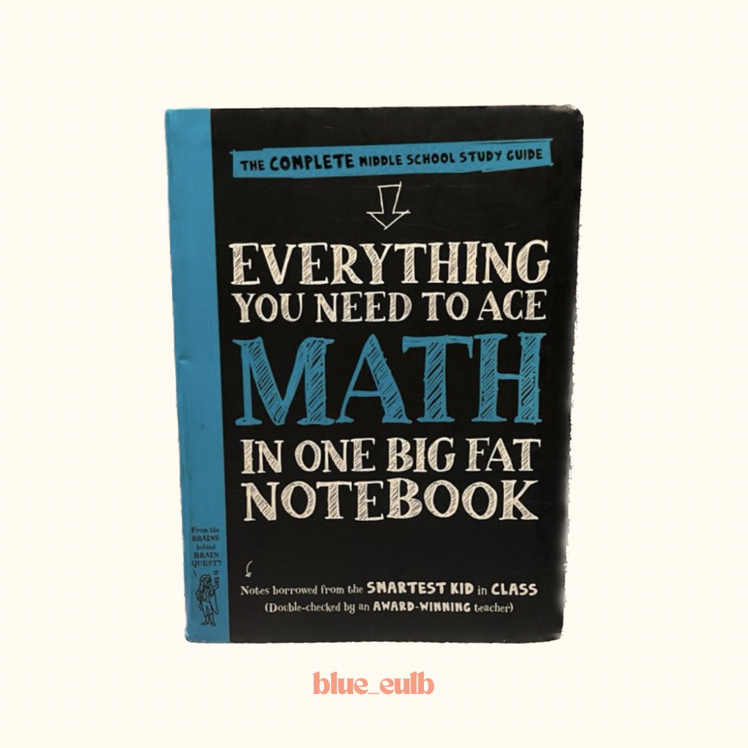 Everything You Need To Ace Math In One Big Fat Notebook, Hobbies & Toys ...