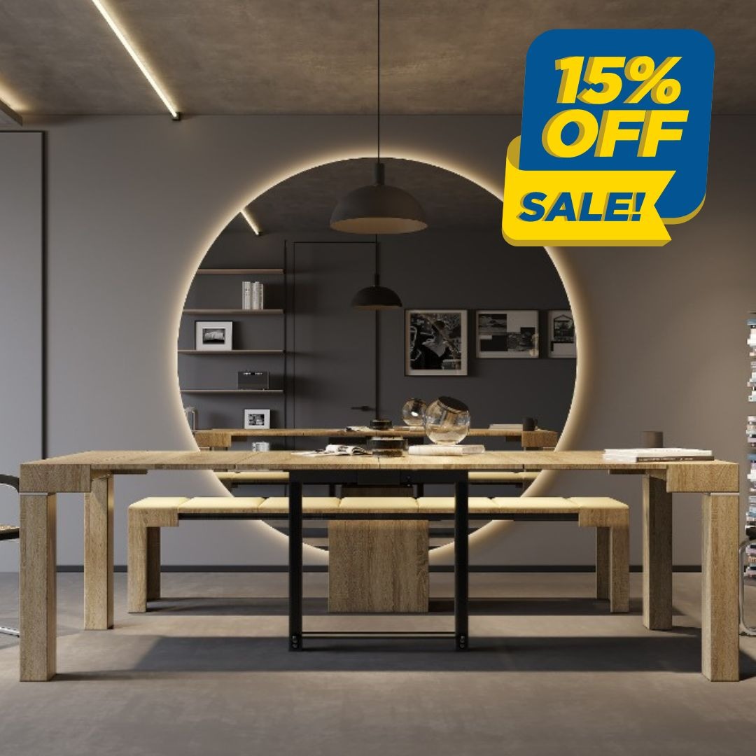 Extended Dining Table / Console Table / Space Saving Furniture ...