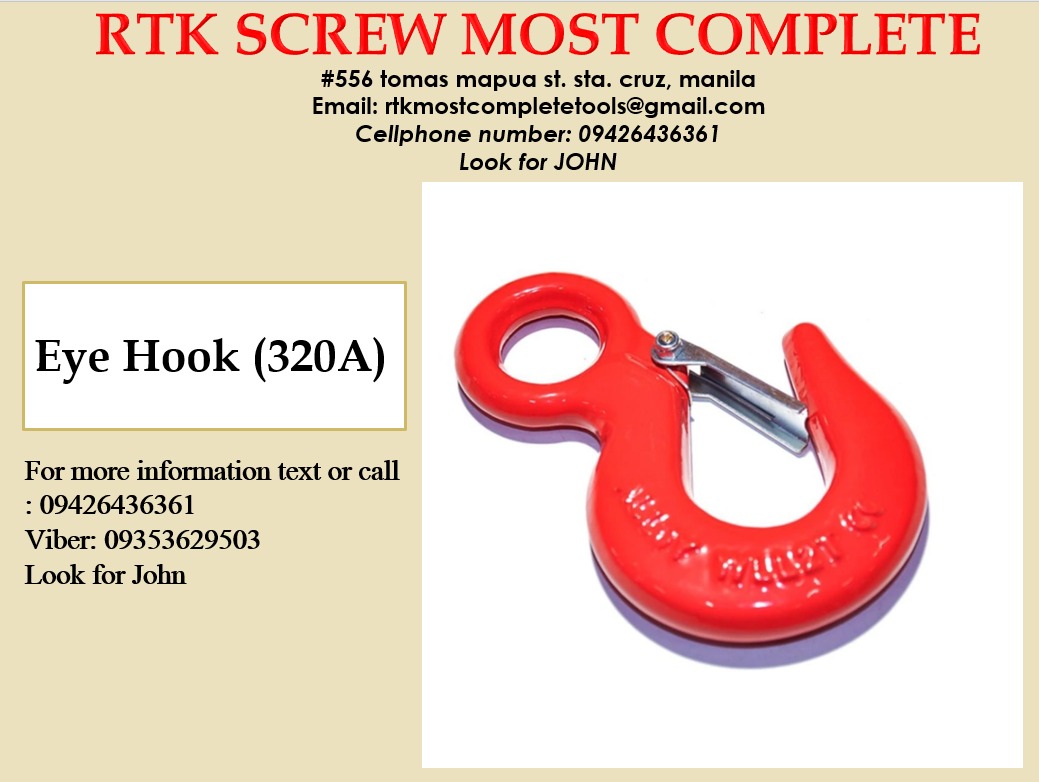 Eye Hook (320A) 2 Tons on Carousell