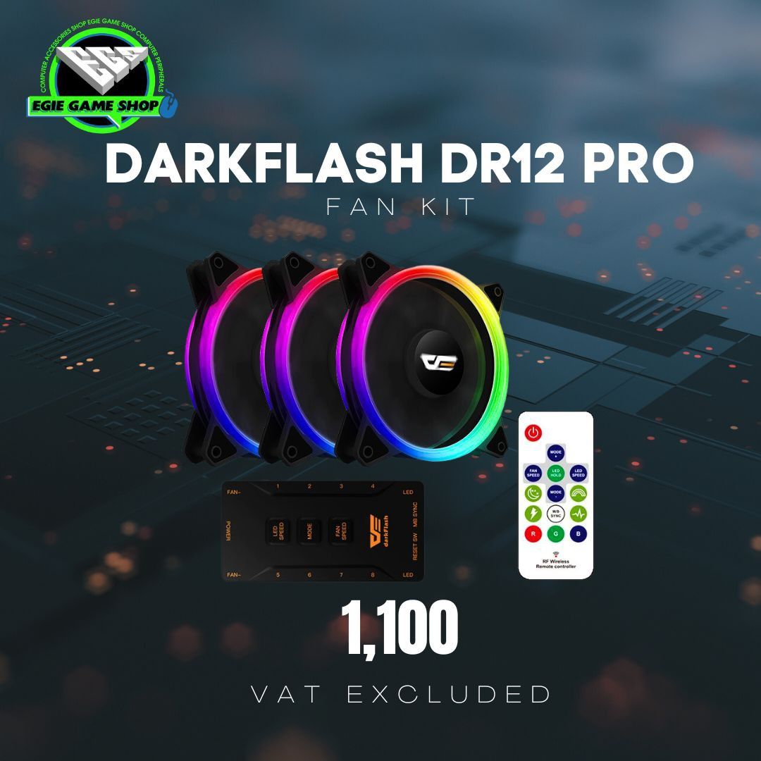 FANS: DARKFLASH DR12 PRO 3in1 KIT, Computers & Tech, Parts ...
