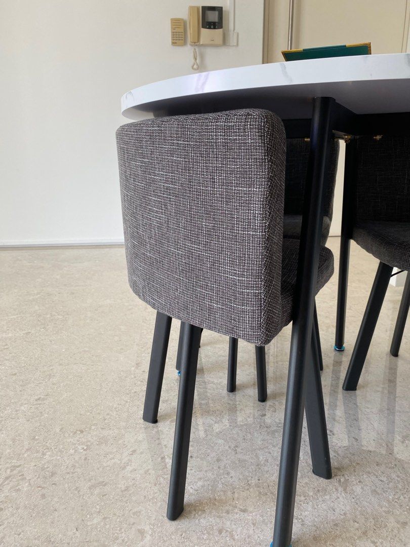 Flush tuck-in chairs , Furniture & Home Living, Furniture, Chairs on ...